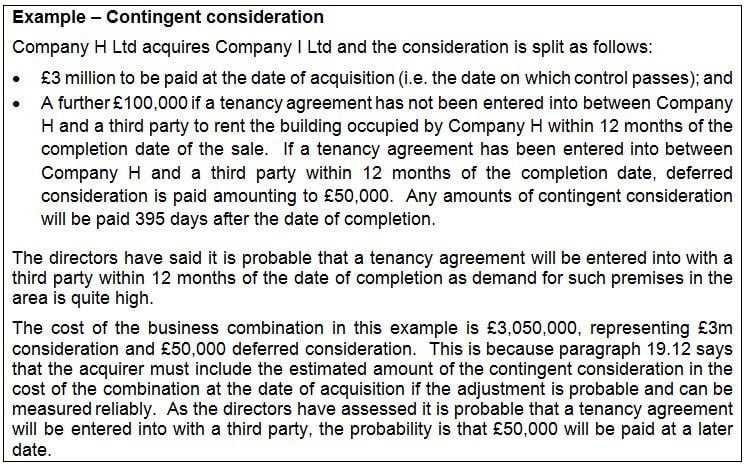 FRS102: Business combinations and goodwill - AAT Comment